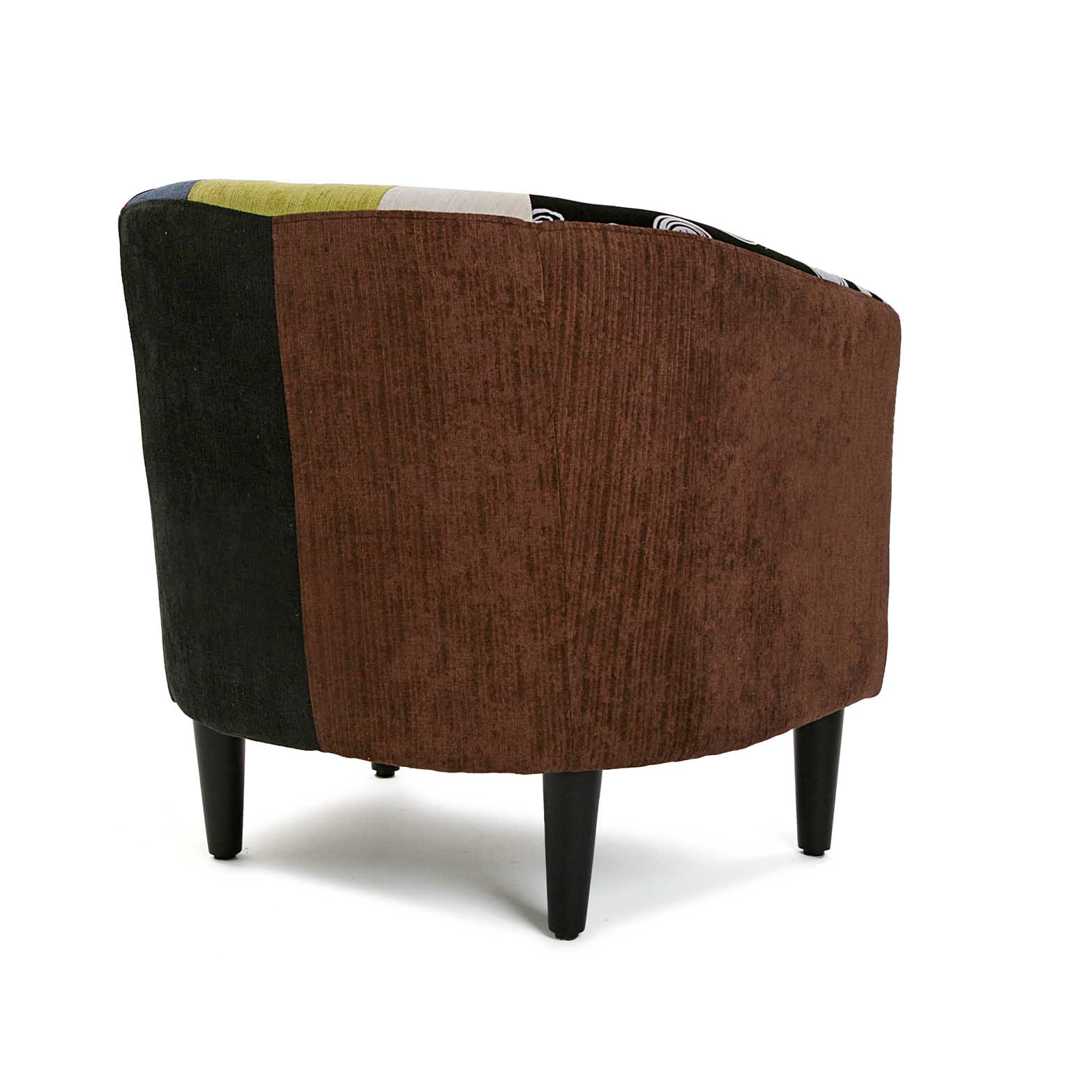 Fauteuil Cabriolet en tissu à motif Patchwork coloré 60x62x62cm ...