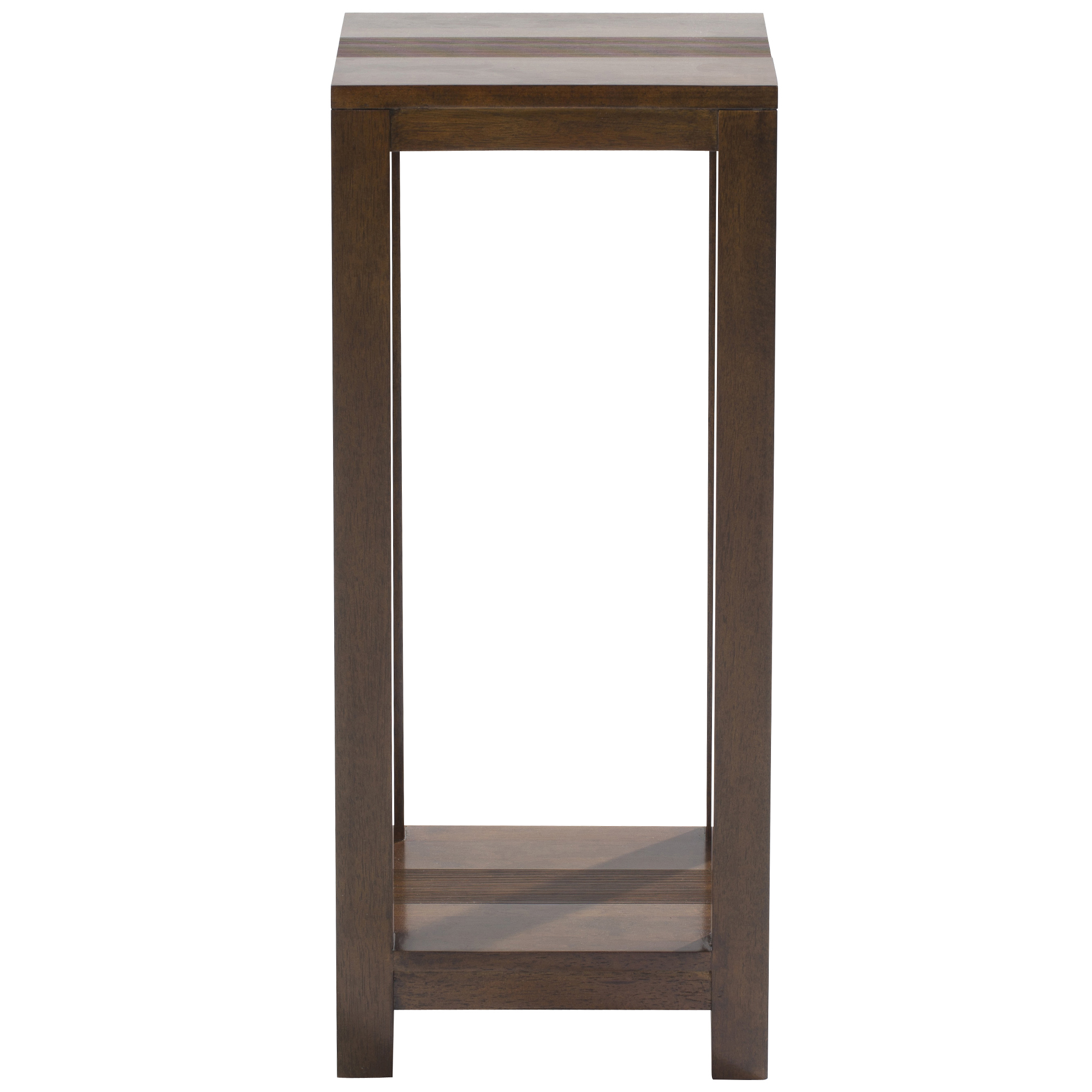 Sellette bois hévéa double plateau 30x30x70cm GALA | Sellettes | Pier ...
