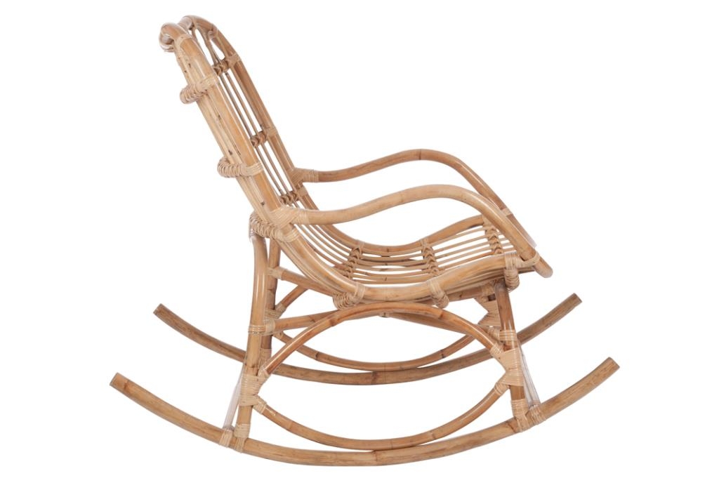 Rocking chair rotin naturel 110x66x93cm | Fauteuils | Pier Import