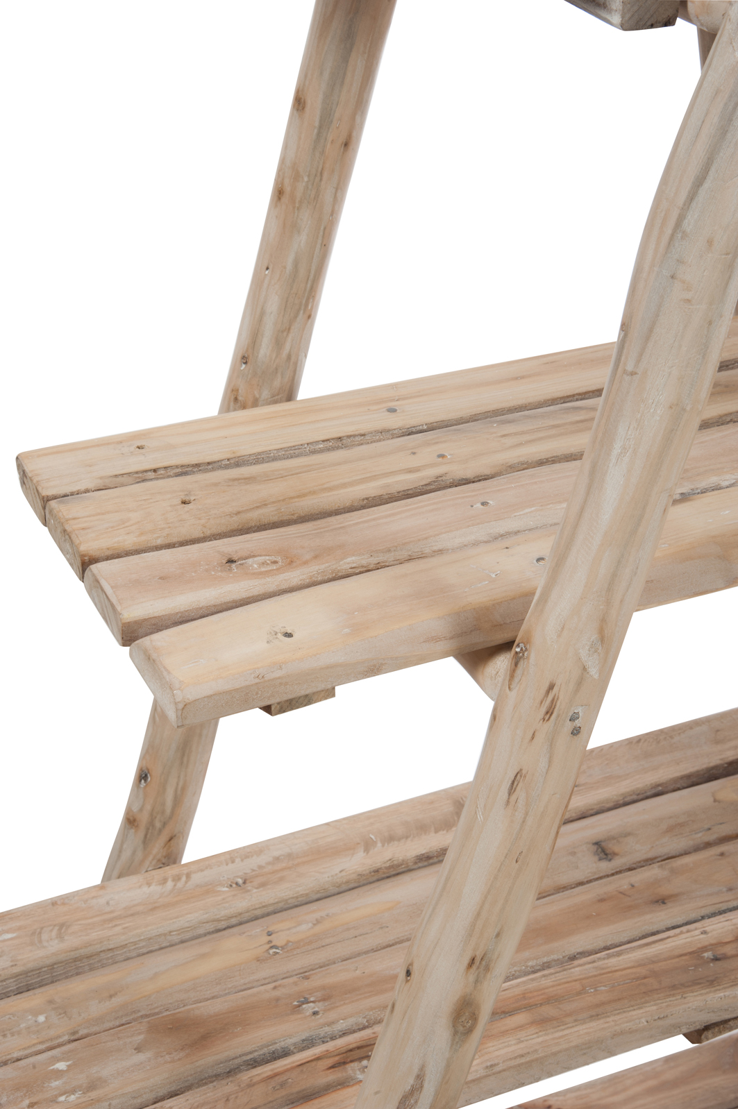 Etagère pyramide 4 planches en bois naturel 160x40x120cm | Etagères ...