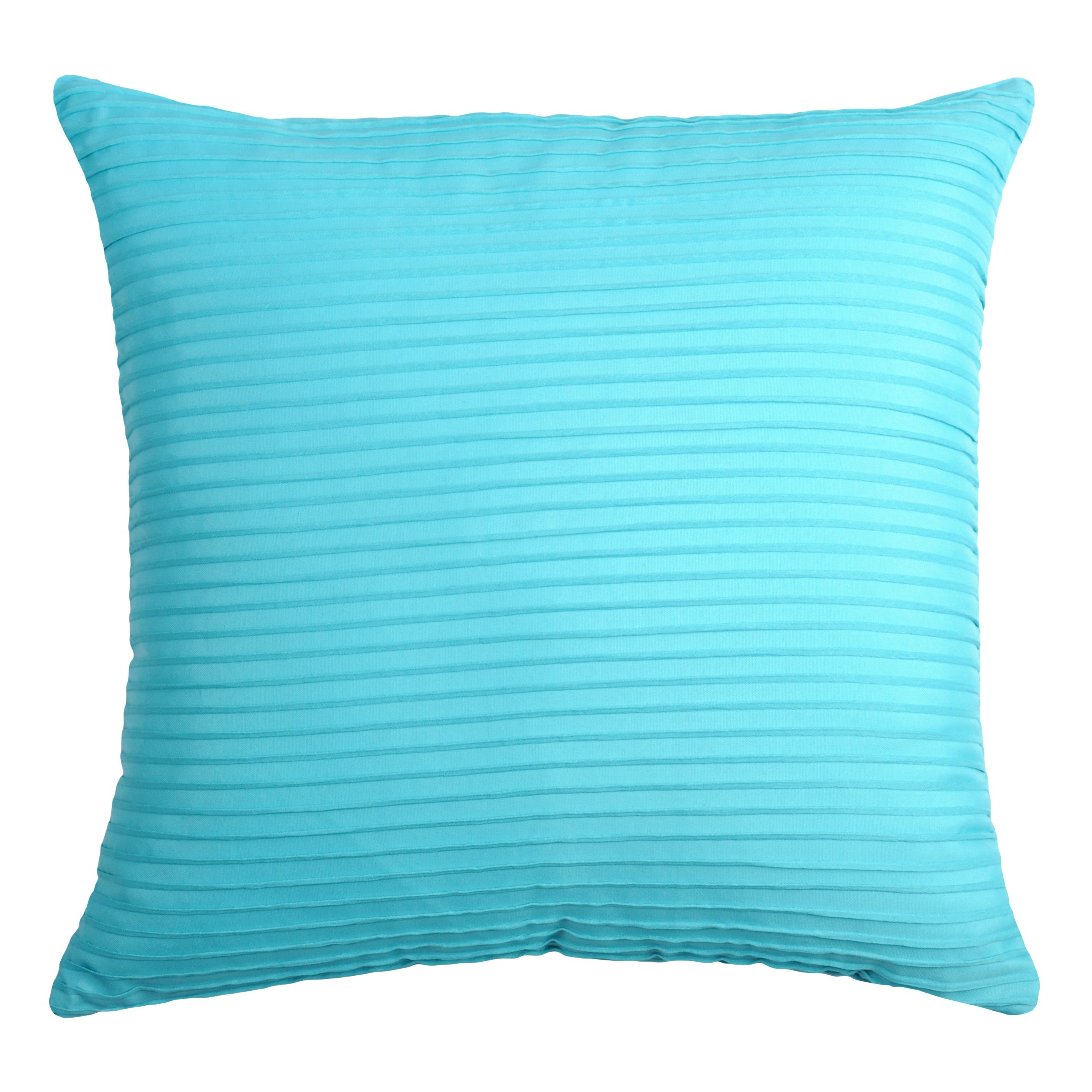 Coussin bleu rayures en relief 40x40cm SOCHIC | Coussins déco | Pier Import
