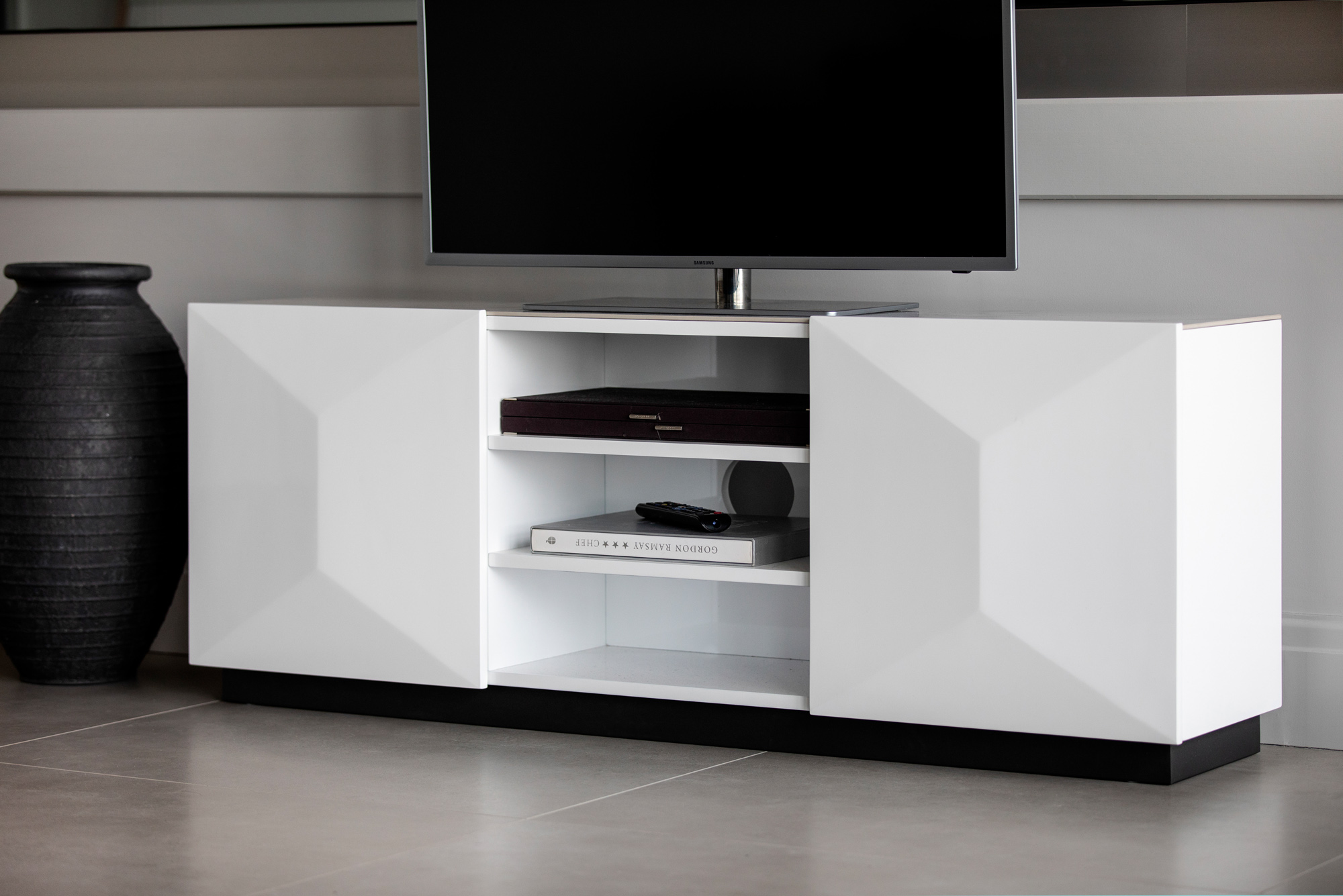 Meuble TV contemporain céramique VERONE | Meubles TV | Pier Import