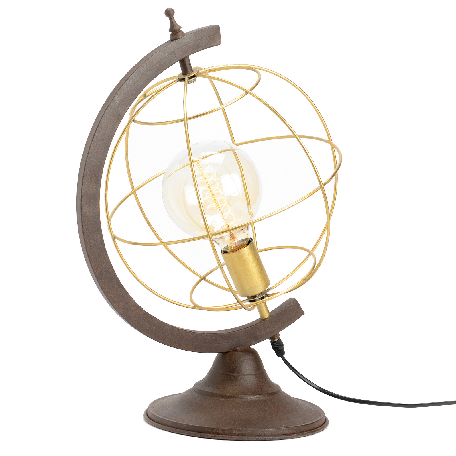 Lampe de table globe doré | Lampes à poser | Pier Import