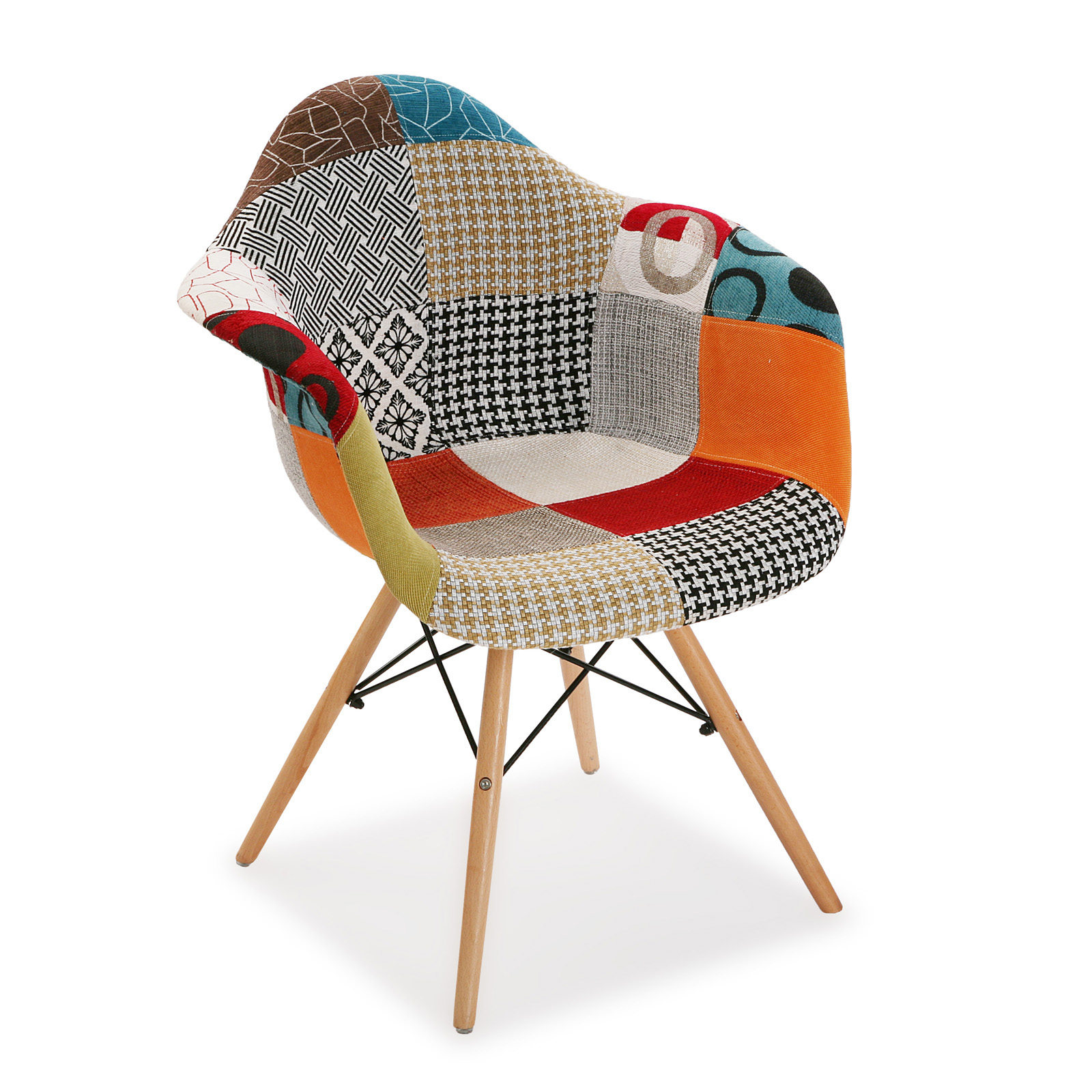 Fauteuil patchwork mix tissus 1 | Fauteuils patchwork | Pier Import