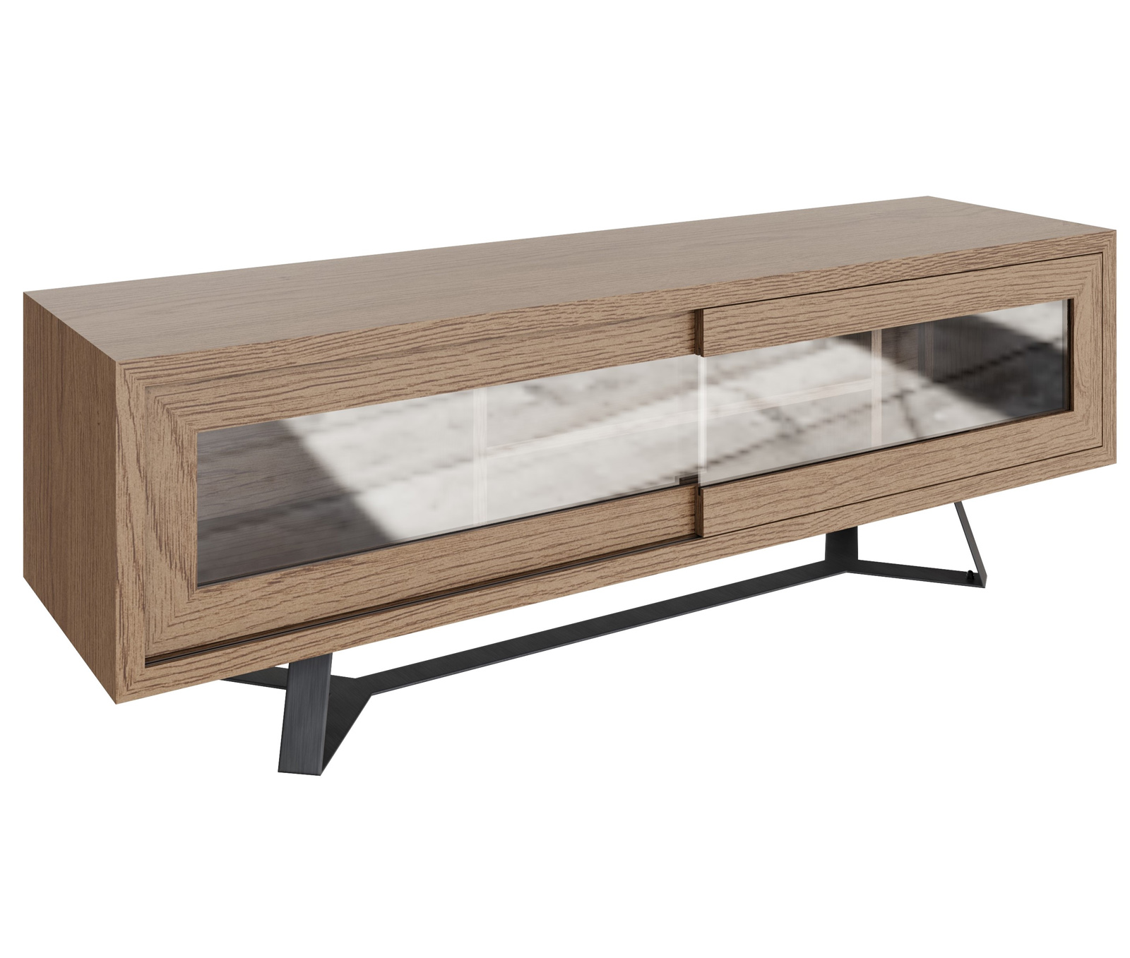 Banc tv moderne en chêne PIANA | Meubles TV | Pier Import