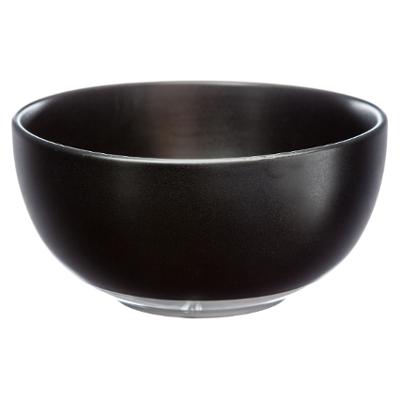 Bol rond en grès mat noir | Apéritif | Pier Import