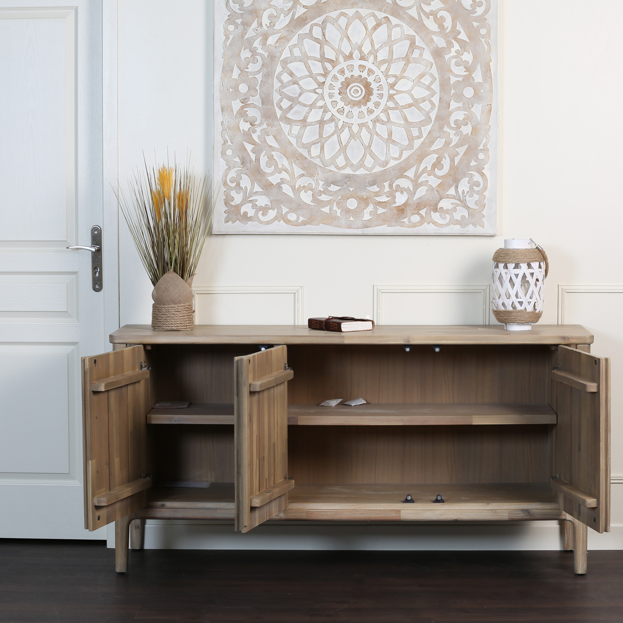 Buffet contemporain en bois d'acacia HAMILTON | Buffets / Bahuts | Pier ...