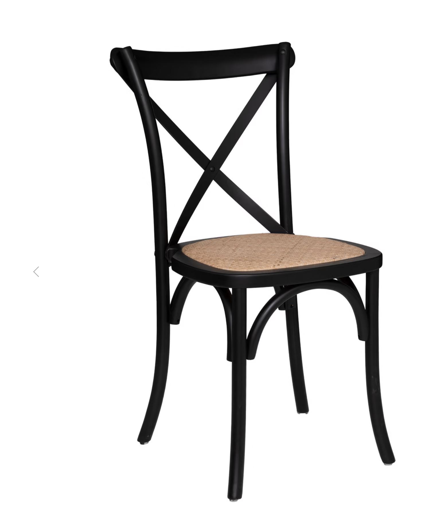 Chaise bistrot noire (lot de 2) LUZ | Chaises | Pier Import