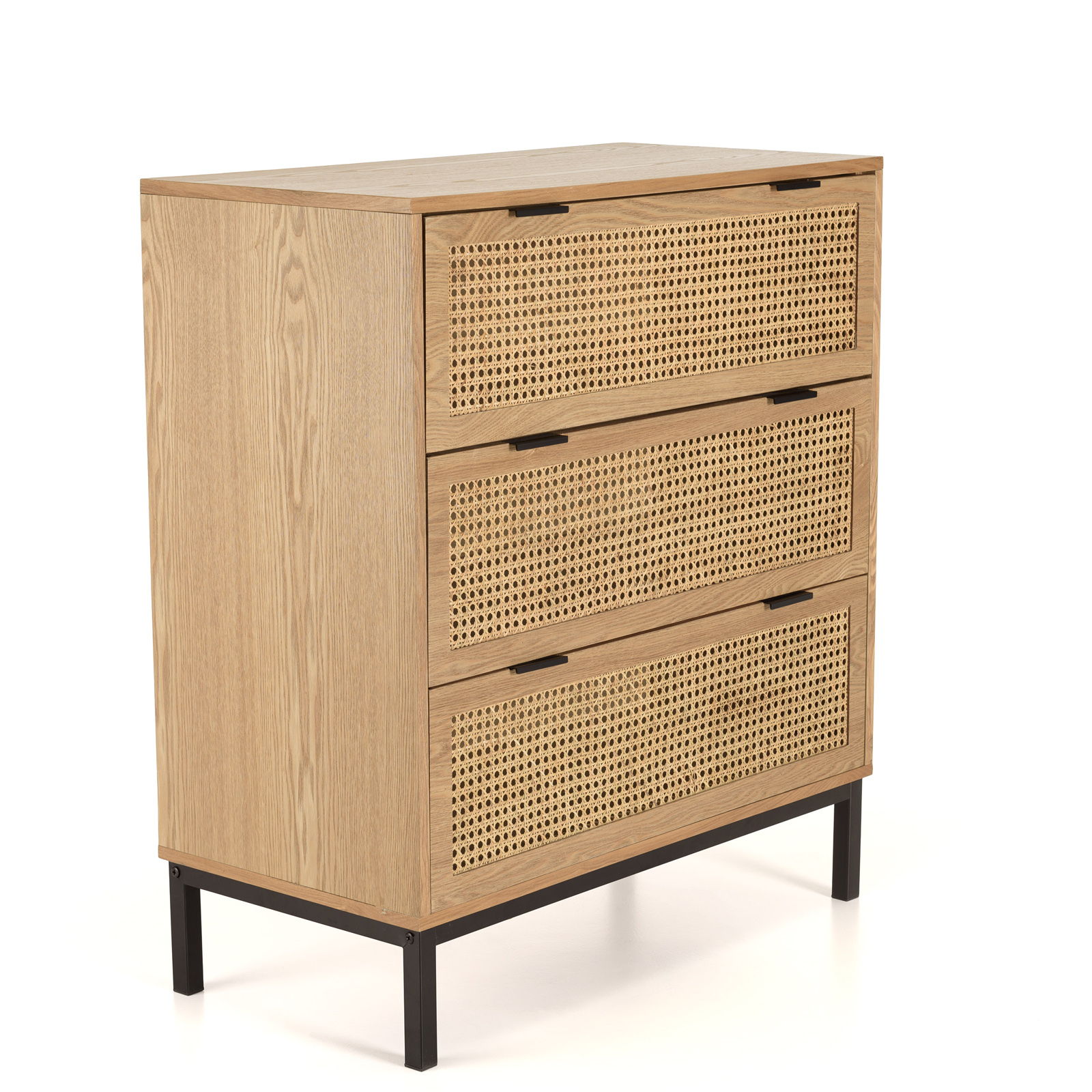 Commode 3 tiroirs cannage en rotin 80 cm PALMA | Commodes | Pier Import