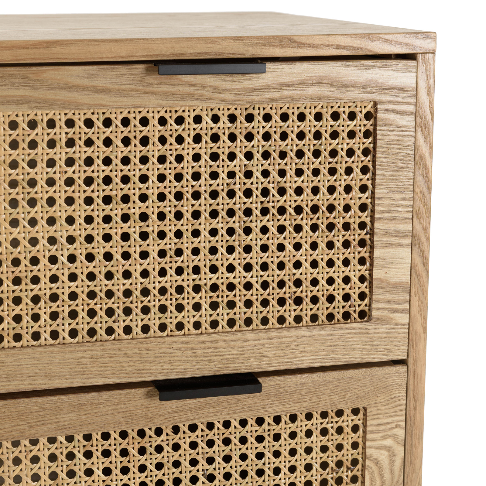 Commode 3 tiroirs cannage en rotin 80 cm PALMA | Commodes | Pier Import