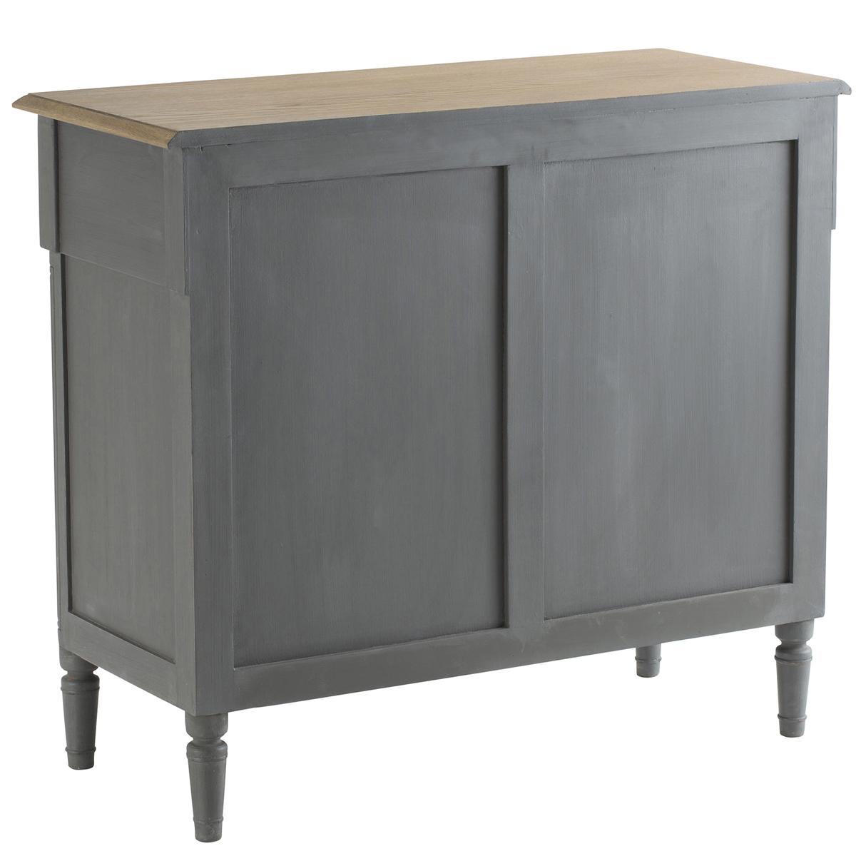 Commode chêne grisé LEON 4 tiroirs AMADEUS | Commodes | Pier Import