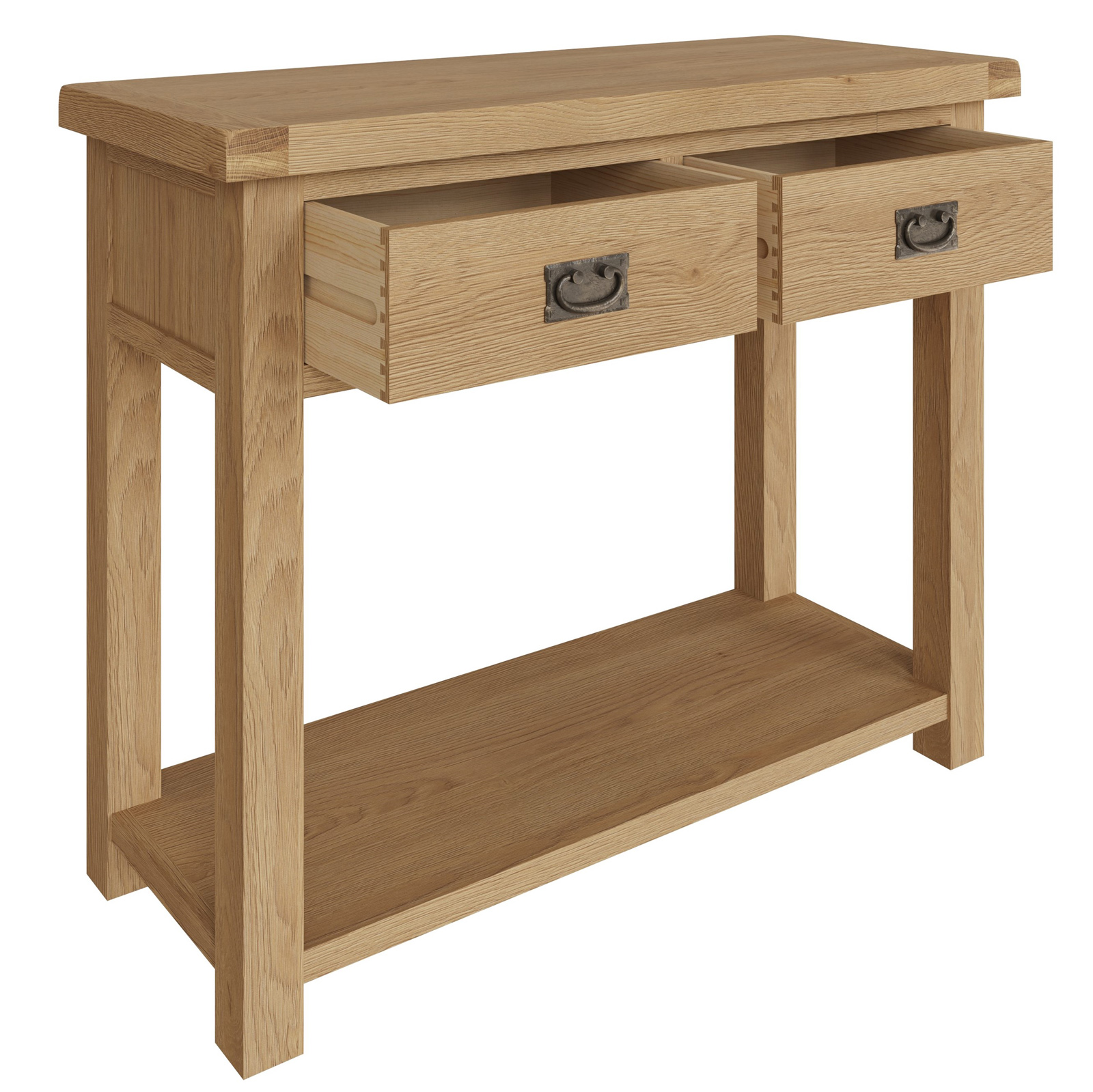 Console en bois clair 2 tiroirs PUERTO | Consoles | Pier Import