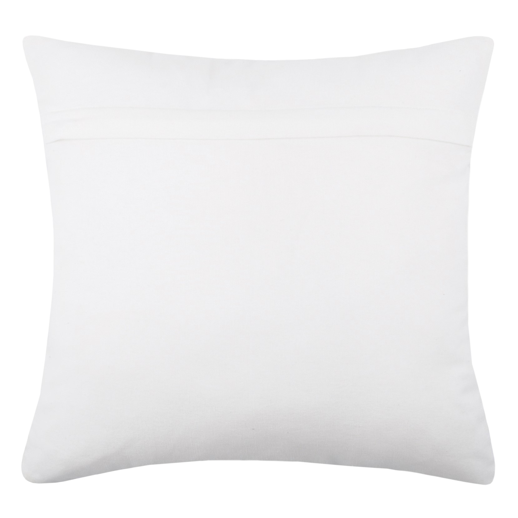 Coussin blanc feuillage 40x40cm CAMO | Coussins déco | Pier Import