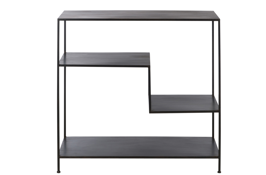 Etagère déstructurée 3 niveaux en métal noir 101x97cm ATELIER ...