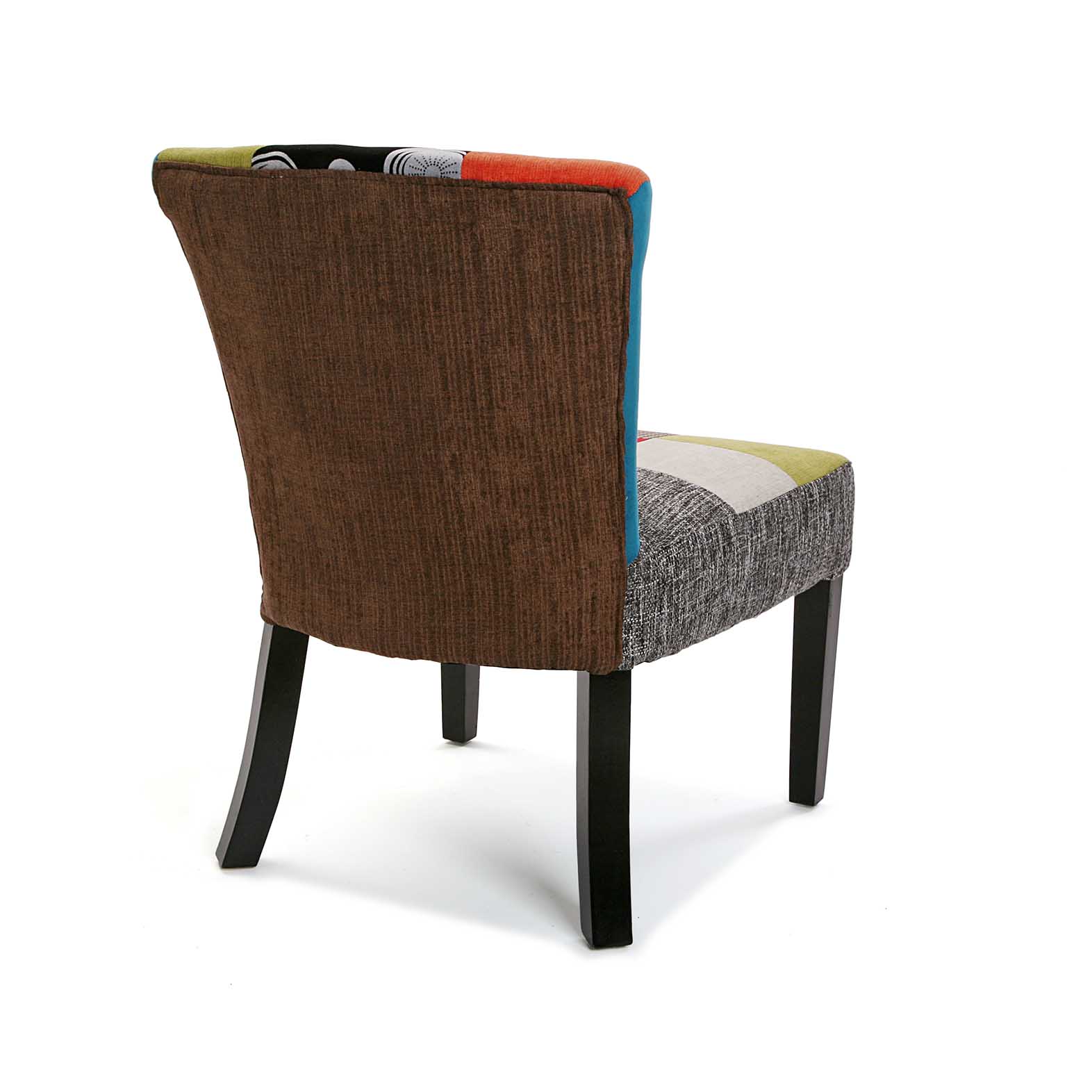 Fauteuil / Chaise en tissu à motif Patchwork coloré 50x64x73cm ...