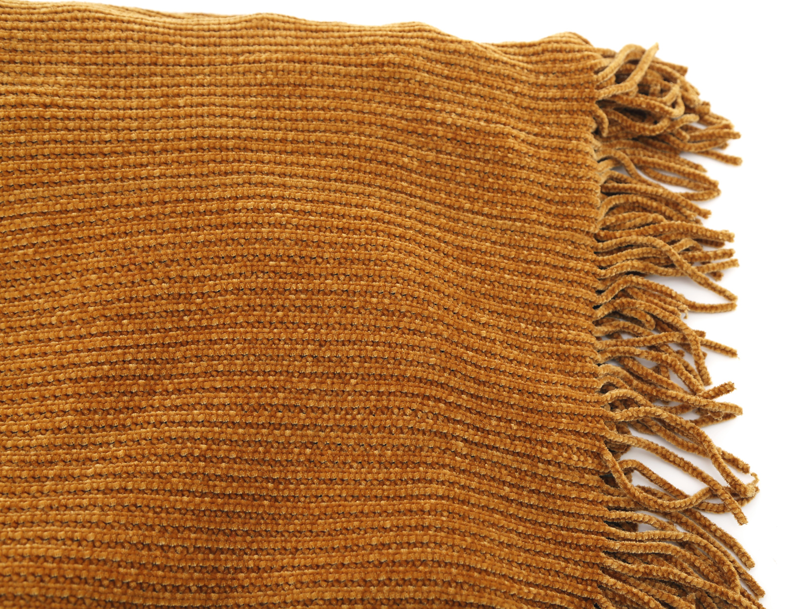 Plaid en polyester marron 127x152 cm | Plaids / Jetés | Pier Import