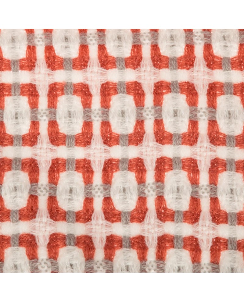 Plaid rouge carreaux réf. 30022050 | Plaids / Jetés | Pier Import