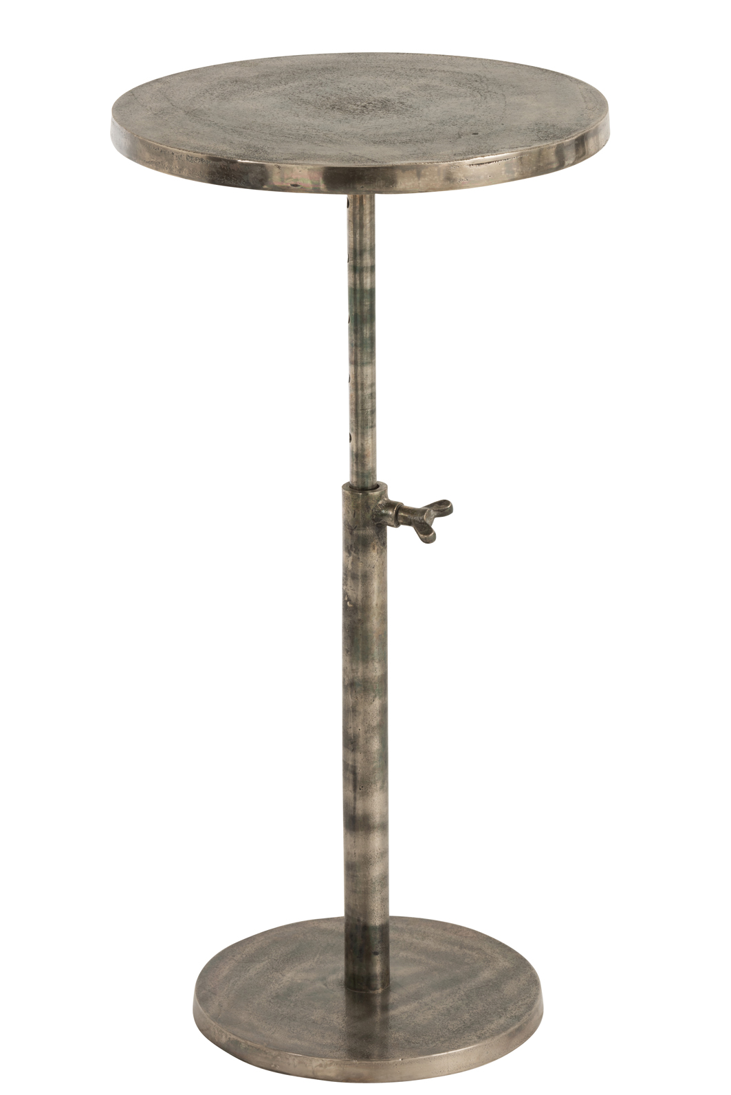 Table bistrot ronde réglable alu gris 40x40x50 cm ref.30022965 | Tables ...