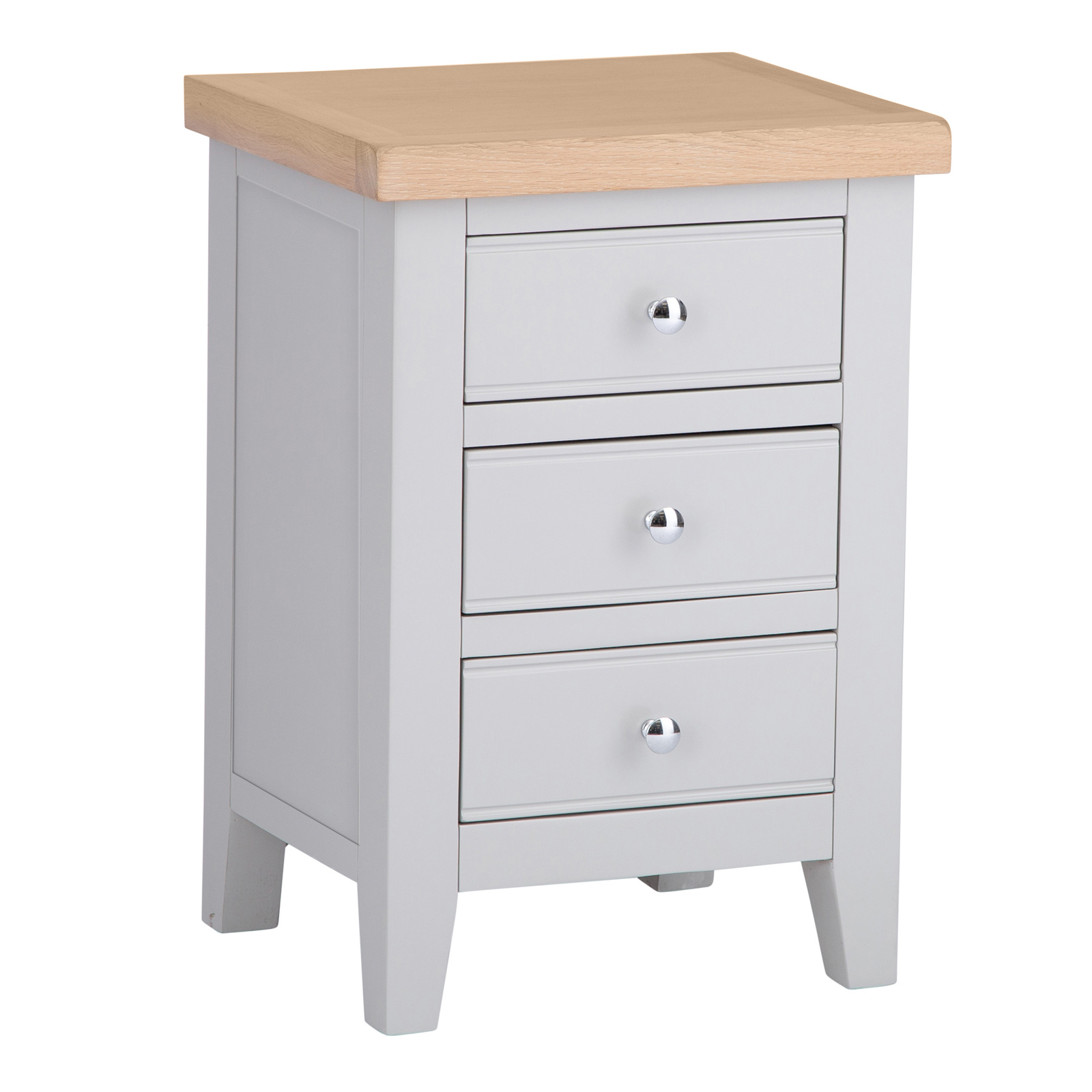 Table de chevet grise en bois de chêne PAROS | Tables de chevet | Pier ...