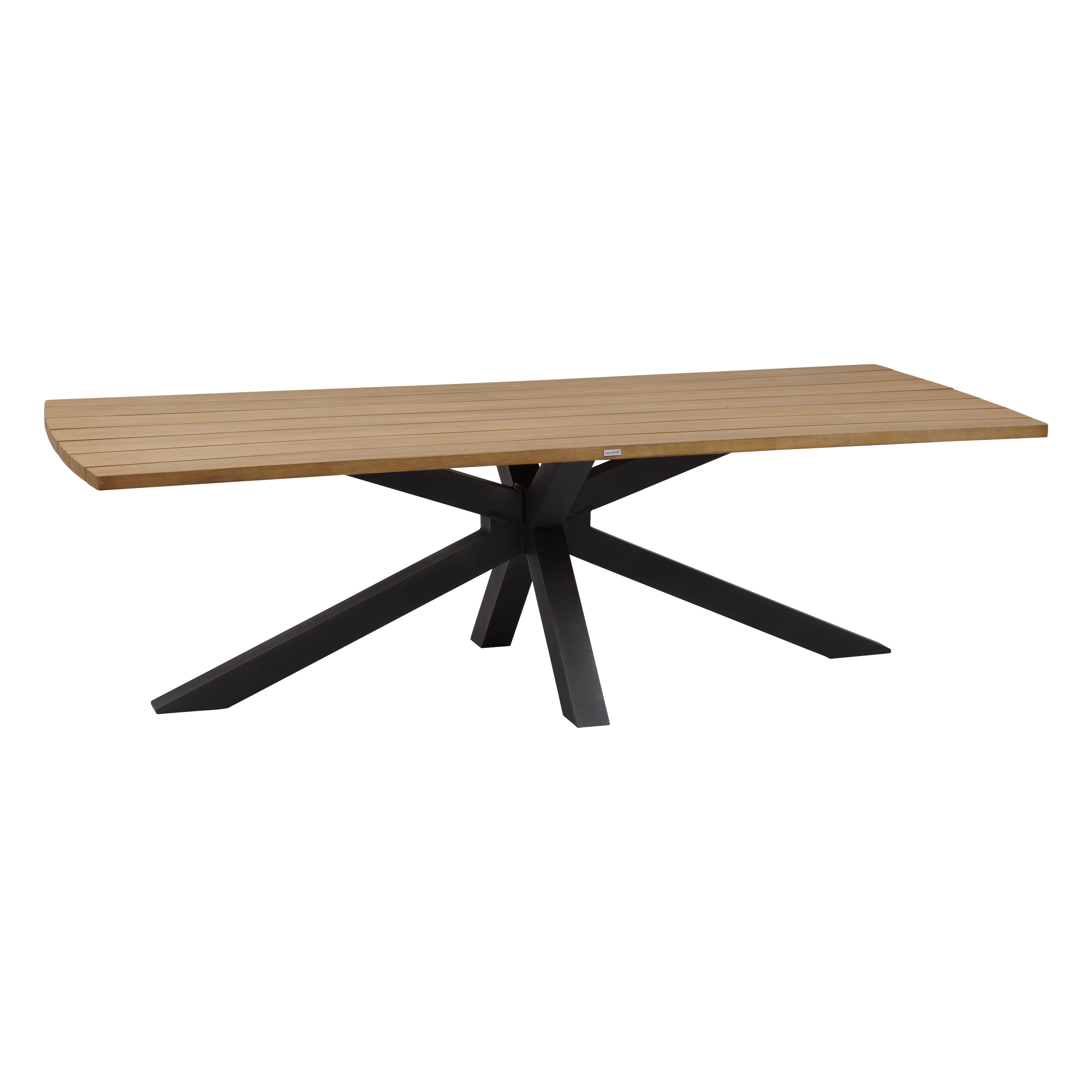 Table de jardin en bois d'acacia et aluminium 260 cm IBIZA | Tables d ...
